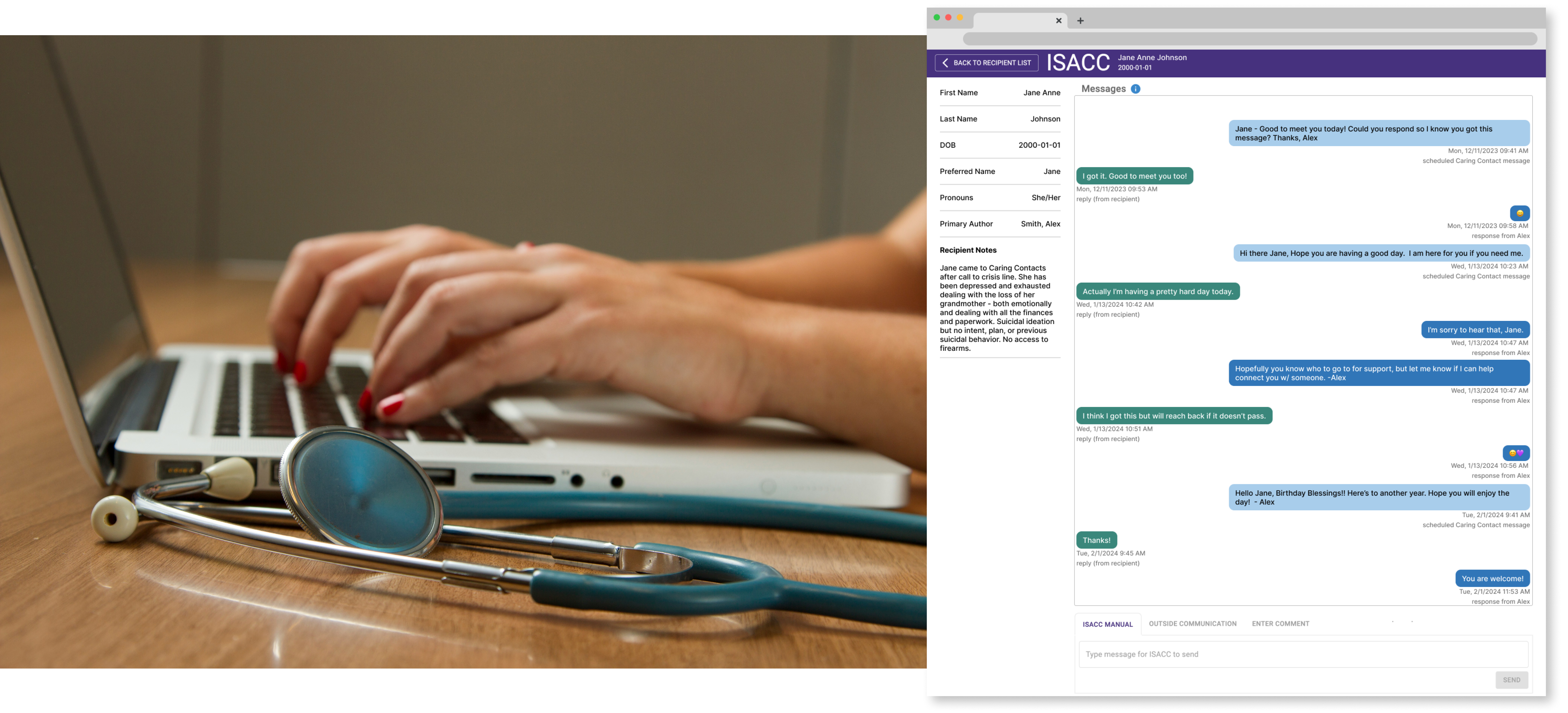 ISACC CARING CONTACTS